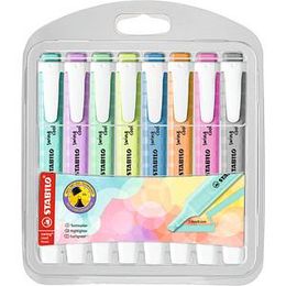 Stabilo swing cool Pastel Textmarker farbsortiert, 8 St.