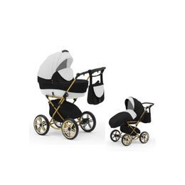 Elcar Kombi-Kinderwagen Sorento Gold 2 in 1 inkl. Sportsitz und Zubehör in 30 Farben