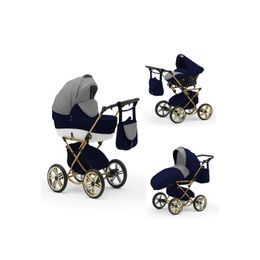 Elcar Kombi-Kinderwagen Sorento Gold 4 in 1 mit Sportsitz