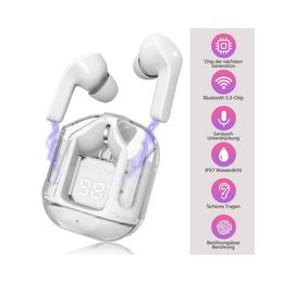 VSIUO Wireless Earbuds Deep Bass Ohrhörer Bluetooth-Kopfhörer (LED Anzeige