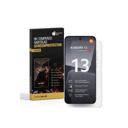 Protectorking Schutzfolie 1x 9H Panzerglas für Xiaomi 13 Displayschutz Schutzglas Panzerfolie