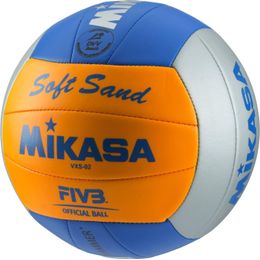 Mikasa Beachvolleyball Beach-Volleyb. Soft Sand VXS-2 GRAU/ORANGE/BLAU