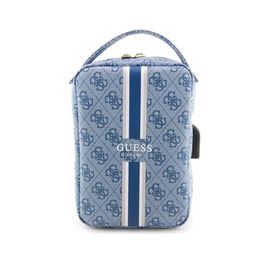 Guess Tablet-Hülle Guess Universell Tablet Tasche Umhängetasche 4G Printed Stripes Blau