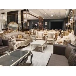 JVmoebel Wohnzimmer-Set Luxus Wohnzimmer Sofagarnitur Set Hochwertigen Sofas Elegante Sesseln