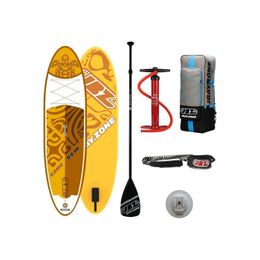 JBAY.ZONE Inflatable SUP-Board KAME H1 Allround SUP Board Komplettset gelb