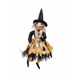 Horror-Shop Dekoobjekt Gabriella Vintage Hexe Halloween Dekoration