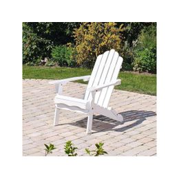 bellavista - Home&Garden® Gartensessel Gartensessel Adirondack Melvin weiss