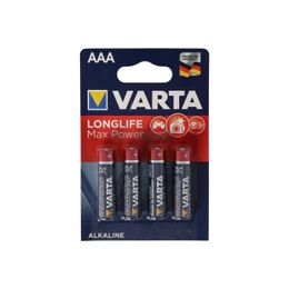 Varta Varta Longlife Max Power (ehem. Max-Tech) 4703 Micro AAA Batterien 4- Batterie