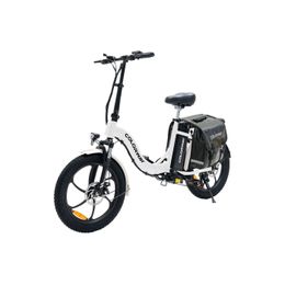 COLORWAY E-Bike mit Tasche 20 Zoll x 3.0 Fat 250W Faltrad