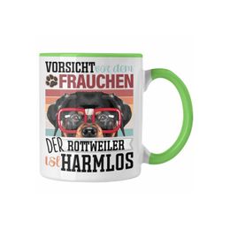 Trendation Tasse Rottweiler Besitzerin Frauchen Tasse Geschenk Lustiger Spruch Geschenk