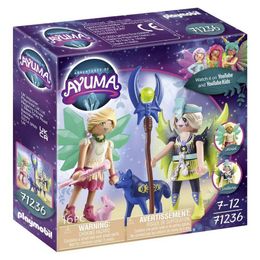 Playmobil® Konstruktions-Spielset Crystal- und Moon Fairy mit Seelentieren