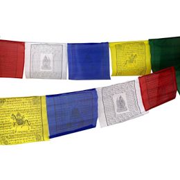Guru-Shop Wimpelkette Tibetische Gebetsfahne in verschiedenen Längen..