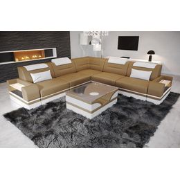 Sofa Dreams Ecksofa Leder Couch Sofa Trivento L Form Ledersofa