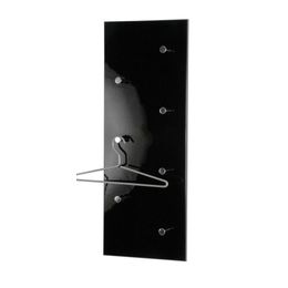 HAKU Garderobe HAKU Möbel Wandgarderobe (BHT 80x30x6 cm) BHT 80x30x6 cm schwarz