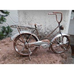Deko-Impression Dekofigur Skulptur Dekoobjekt Fahrrad Handarbeit aus Eisen Antik-Rost-Optik (1 St)