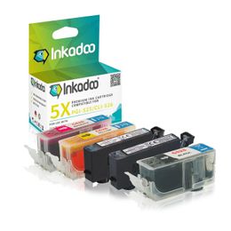 Inkadoo Inkadoo Canon PGI-525 / CLI-526 Druckerpatronen Tintenpatrone