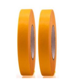 BAYLI Kreppband 2 Rollen Profi Goldband Klebeband 50 m x 20 mm