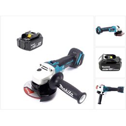 Makita Winkelschleifer DGA 504 T1 Akku Winkelschleifer 18V 125mm Brushless + 1x Akku 5