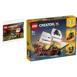 Lego® Konstruktions-Spielset Creator 2er Set: 30573 Weihnachtsmann + 31109 Pira