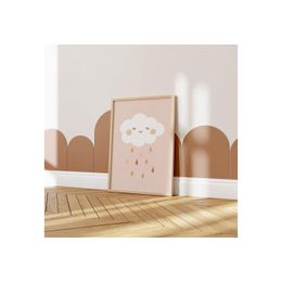 JUSTGOODMOOD Poster Bilder Babyzimmer Kinderzimmer Wand Deko Print ohne Rahmen