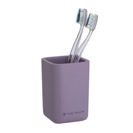 Tom Tailor HOME Zahnputzbecher Zahnbürstenhalter Lilac Badezimmer Organizer