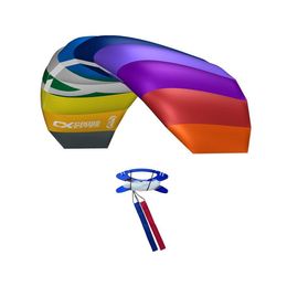 CrossKites Flug-Drache CrossKites Lenkmatte Air 1.2 Rainbow Lenkdrachen