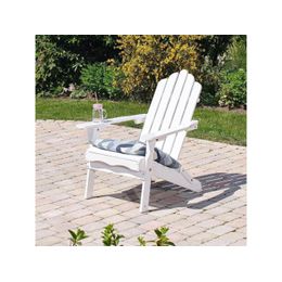 Green Spirit Gartenlounge-Sessel Gartensessel Adirondack Chair Ben in weiß (Set)