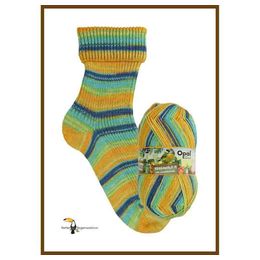 Opal Regenwald 19 Sockenwolle 4fädig 4fach mit Farbverlauf Häkelwolle