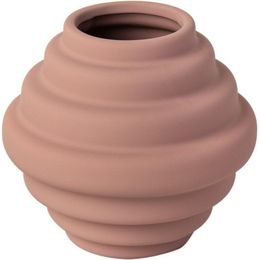 Ihr Ideal Home Range GmbH Tischvase Belles Fleurs Keramik Vase old rose 16x15 cm (1 St)