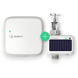 CloudRain Bewässerungscomputer Smarte Garten-Bewässerung per Funk & Solar