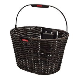 Klickfix Fahrradkorb Vorderradkorb Structura oval 39x24x28cm