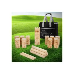 Joyz Greifspielzeug XXL Kubb Spiel Schach Spiel Schwedenschach Outdoor Wurfspiel (21-tlg)