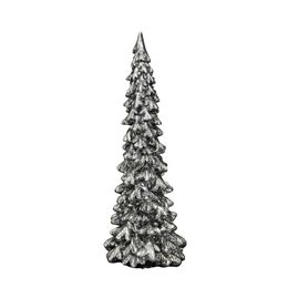 Posiwio Künstlicher Weihnachtsbaum Tannenbaum SHINY silber mit Glitzer H23cm Dekotanne Dekobaum Weihnacht