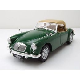 Triple9 Modellauto MGA Twin Cam MKI Cabrio geschlossen RHD 1959 grün Modellauto 1:18