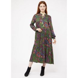 VICCI Germany Blusenkleid im Boho-Stil mit Blumendruck