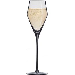 SABATIER International Champagnerglas, Kristallglas, mundgeblasen, 200 ml, 2er Set, weiß