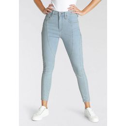 Levi's Levi's® Skinny-fit-Jeans 720 ZIP FRONT Biker- Look, blau