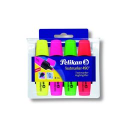 Pelikan Marker 25x Pelikan Textmarker 4er Set Neon Leuchtfarben Markieren Stifte Büro