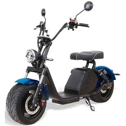 E-Motorroller Sxt ScooterS "Chopper S PRO" Elektromotorroller blau (blau glänzend) Elektroroller