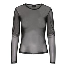 Pieces Shirt 'Ninni' Damen Gr&ouml;&szlig;e XS schwarz / transparent