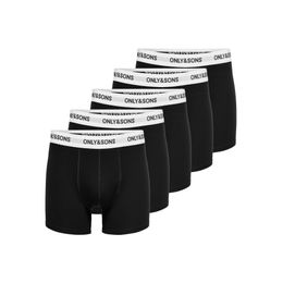 Only & Sons Only & Sons Boxer shorts 'Fitz' male size XXL Black / White