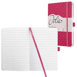 Sigel Notizbuch Jolie® ca. DIN A5 liniert, fuchsia pink Hardcover 174 Seiten