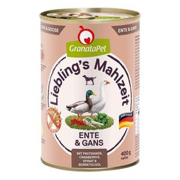 Granatapet Liebling's Mahlzeit Ente und Gans 6x400g