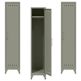 AKTION: 3 Bisley Stahlschränke Fern Locker FERLOC3S645P3 lichtgrau 38,0 x 51,0 x 180,0 cm, aufgebaut