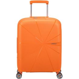 American Tourister® Hartschalen-Trolley Starvibe, papaya, 55 cm, 4 Rollen, Handgepäck-Koffer mit Volumenerweiterung; enthält recyceltes Material, orange