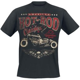 Gasoline Bandit Hot Rod Classics T-Shirt schwarz in M