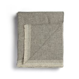 Roros Tweed Røros Tweed - Una Wolldecke 200 x 150 cm, grau