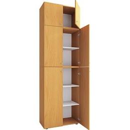 Vcm my office Aktenschrank XXL Lona, 917790 buche 3 Fachböden 70,0 x 39,0 x 223,0 cm