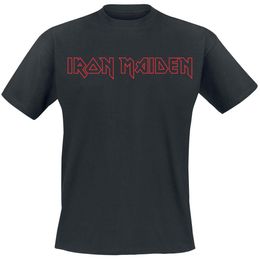 Iron Maiden Revised Logo T-Shirt schwarz in L