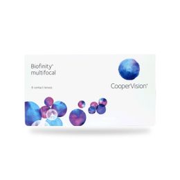 Cooper Vision CooperVision Biofinity Multifocal D (6er Packung) Monatslinsen (0.25 dpt, Addition 1.00 & BC 8.6)